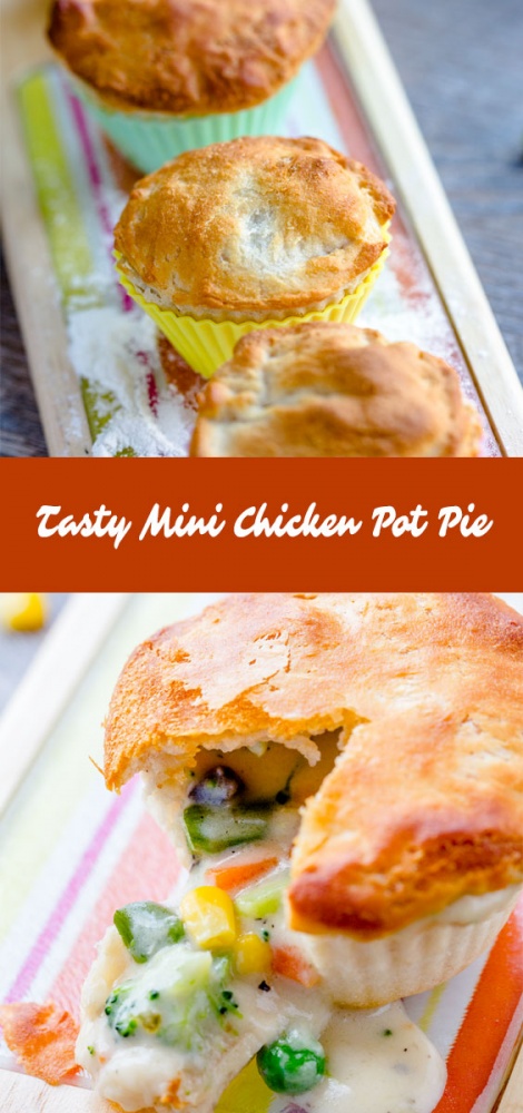 Tasty Mini Chicken Pot Pie Recipe